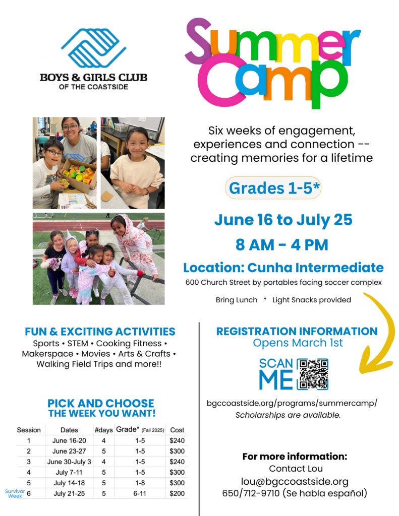 BGCC Summer Camp – Boys & Girls Club of the Coastside